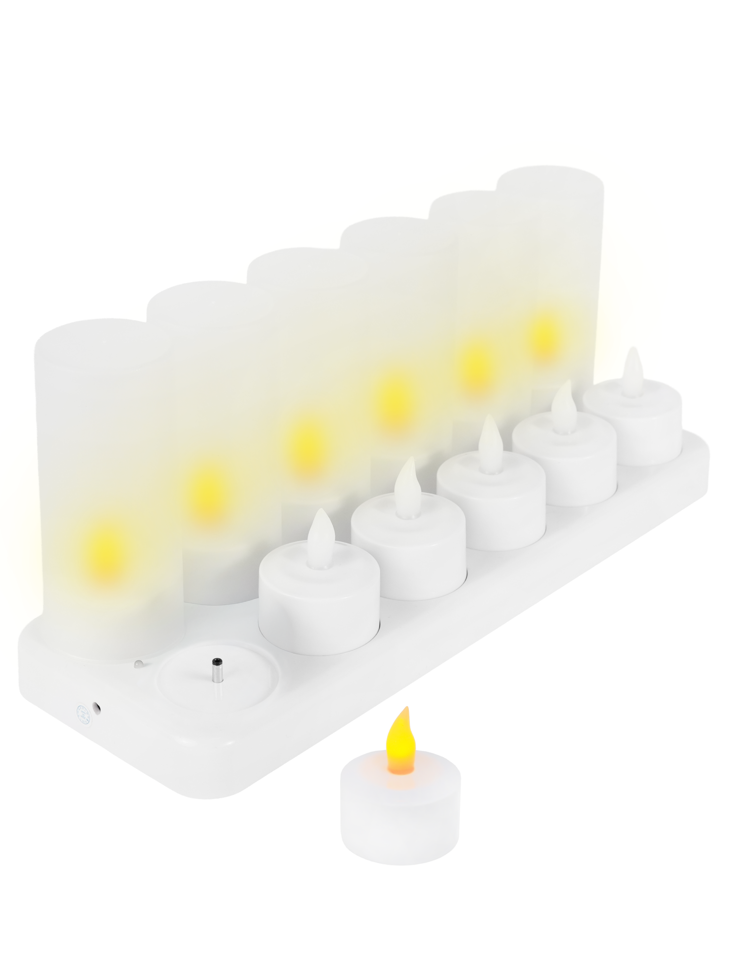 Набор чайных светодиодных свечей на аккумуляторе LED Candle 12 шт.