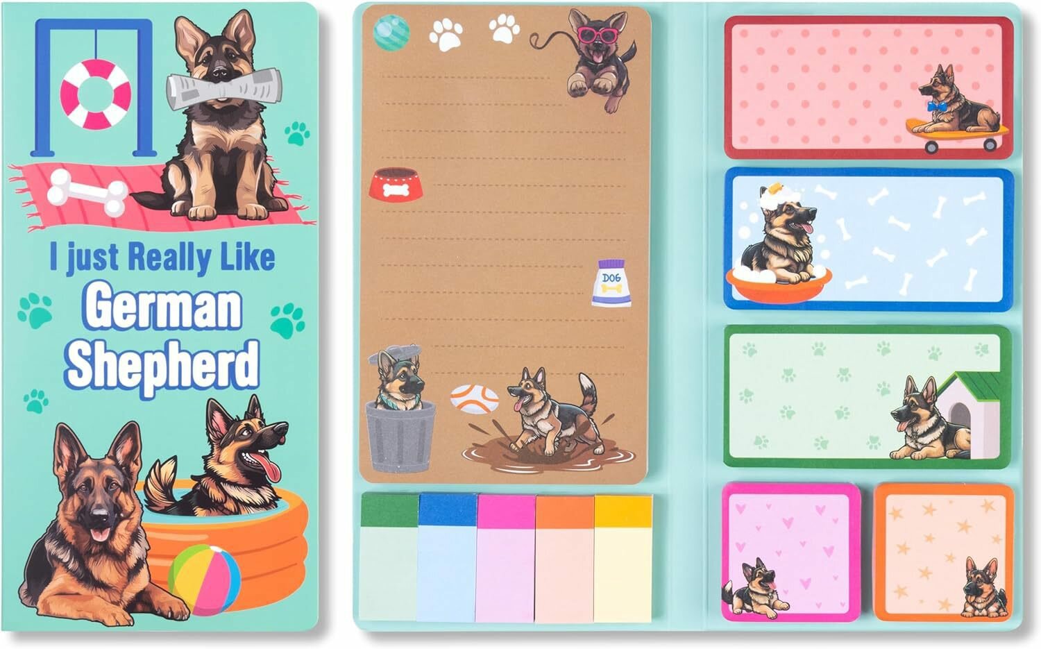 Разнообразные стили уникальных комбинированных стикеров, креативные и простые блокноты для сообщений с мультяшными рисунками, многоразовые стикеры и блокноты для записей.