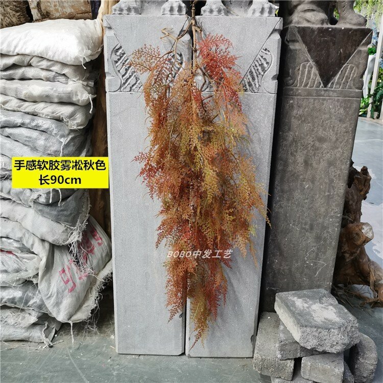 Самые продаваемые искусственные зеленые растения для настенного декора, подвесные зеленые растения-лозы, персидские папоротники для украшения стен, труб, потолков и дверей.