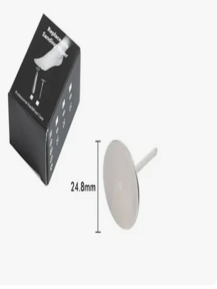 Основа Диск для педикюра? сменная насадка, диаметр 25 мм, Длина ножки 30 мм