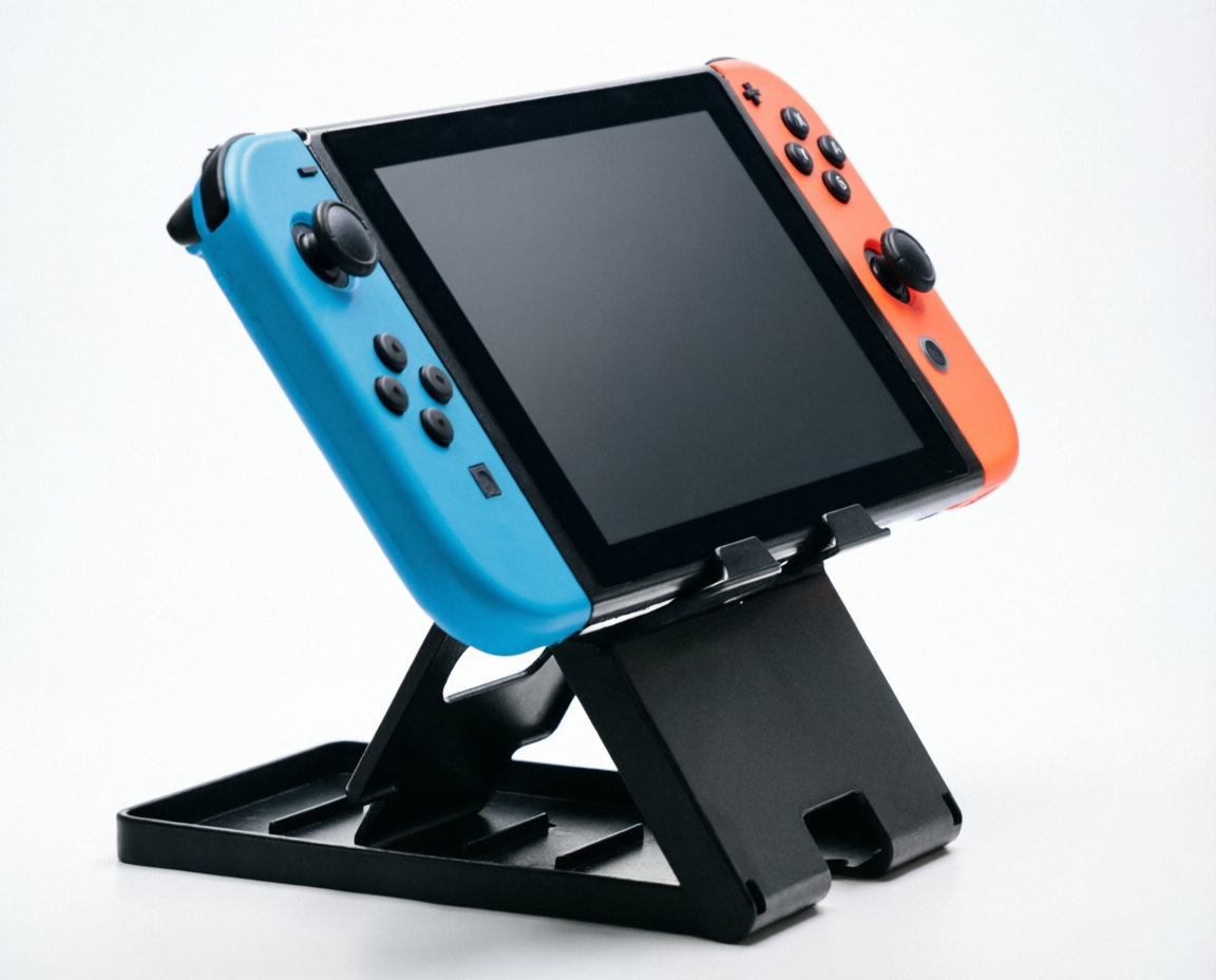 Регулируемая-складная подставка MyPads для игровой приставки Nintendo Switch черный