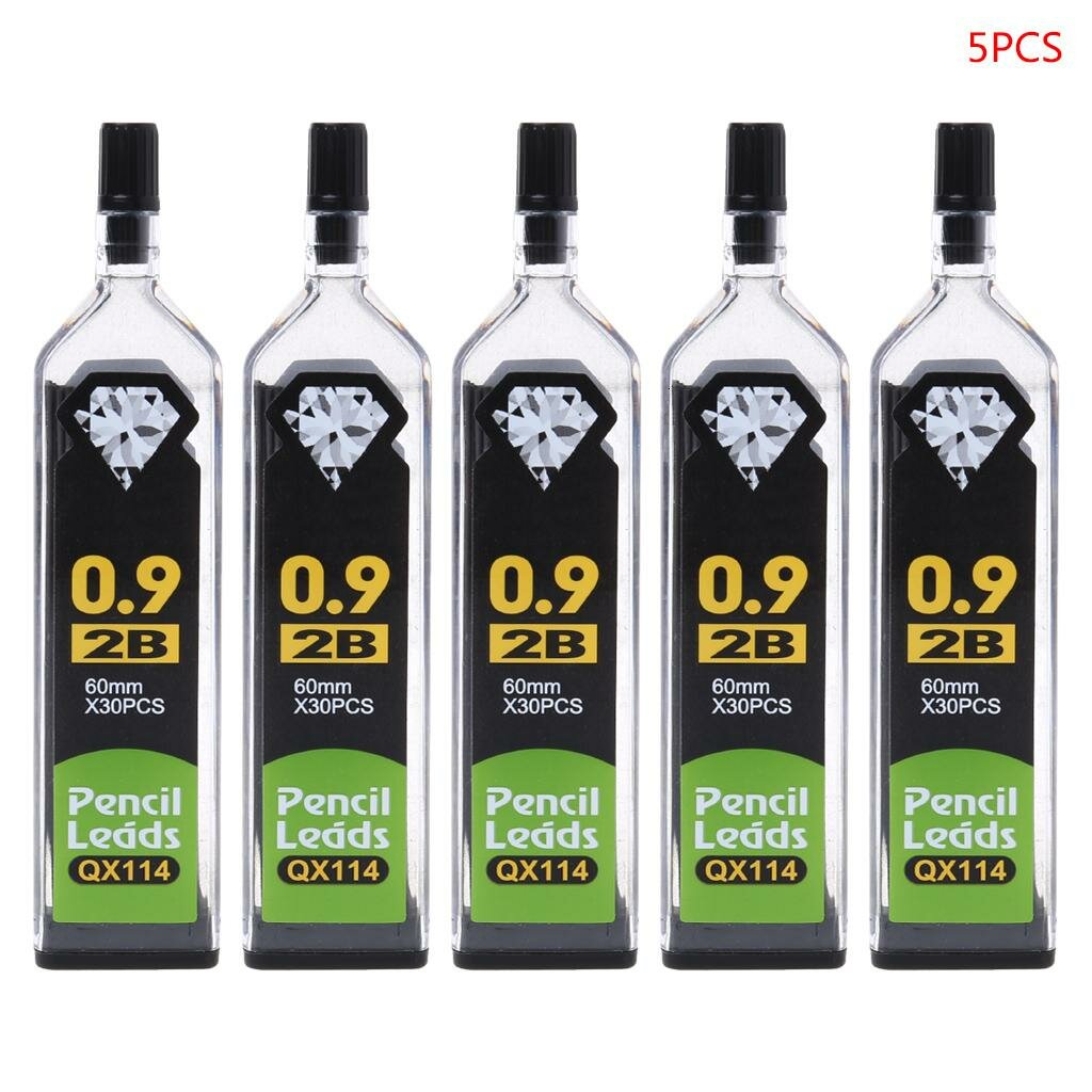 Грифели для механических карандашей (5 шт.), 0,9 мм (2B)