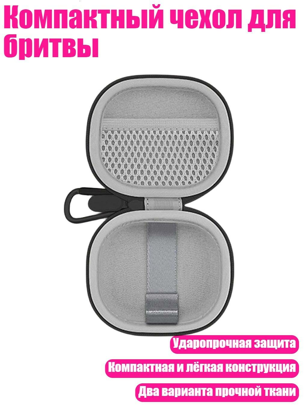 Компактный чехол для бритвы, Черный