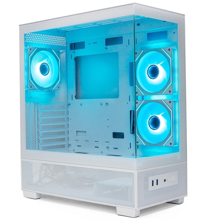Компьютер Riwer Game D5 KS2 Pro 3959157 (AMD Ryzen 5 9600X, Deepcool AK400 Digital Wh, MSI Pro B850M-G, 32 Гб D5 5600 (2х16), 1 Tб M.2 NVMe Gm, GeForce RTX 5070 12 Гб, Wi-Fi 2.4/5 + BT, Windows 11 Pro, Xastra Q500 3ARGB C10 Wh, G750W-12EC)