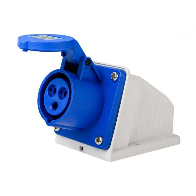 Розетка стационарная 2Р+РЕ 32А 220В IP44 РС-103, SCHNEIDER ELECTRIC 26191DEK (1 шт.)