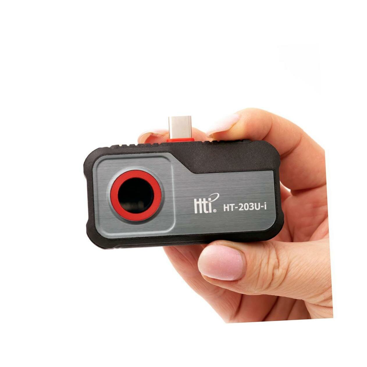 Тепловизор для смартфона Android HTI-Ht203U-i (256*192) (N50798TE) (ИК матрица 256х192), тепловизор смартфон андроид. Замер температур в 3 точках.