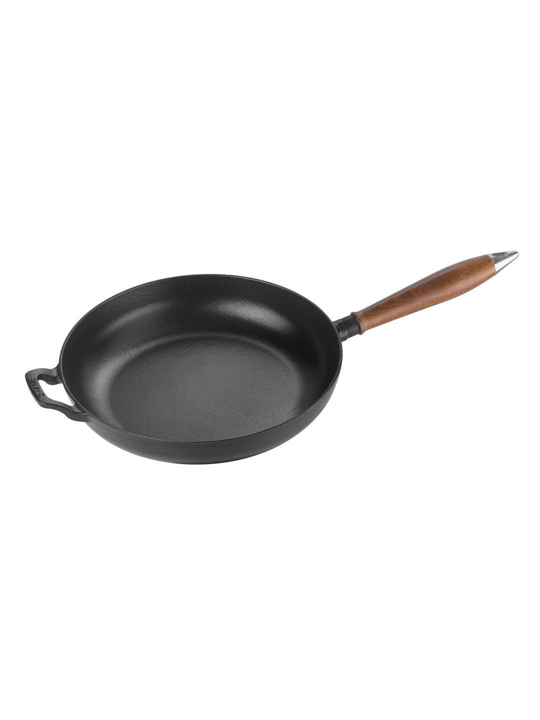 Сковорода чугунная Staub Pans 24 см, для всех плит, деревянная ручка