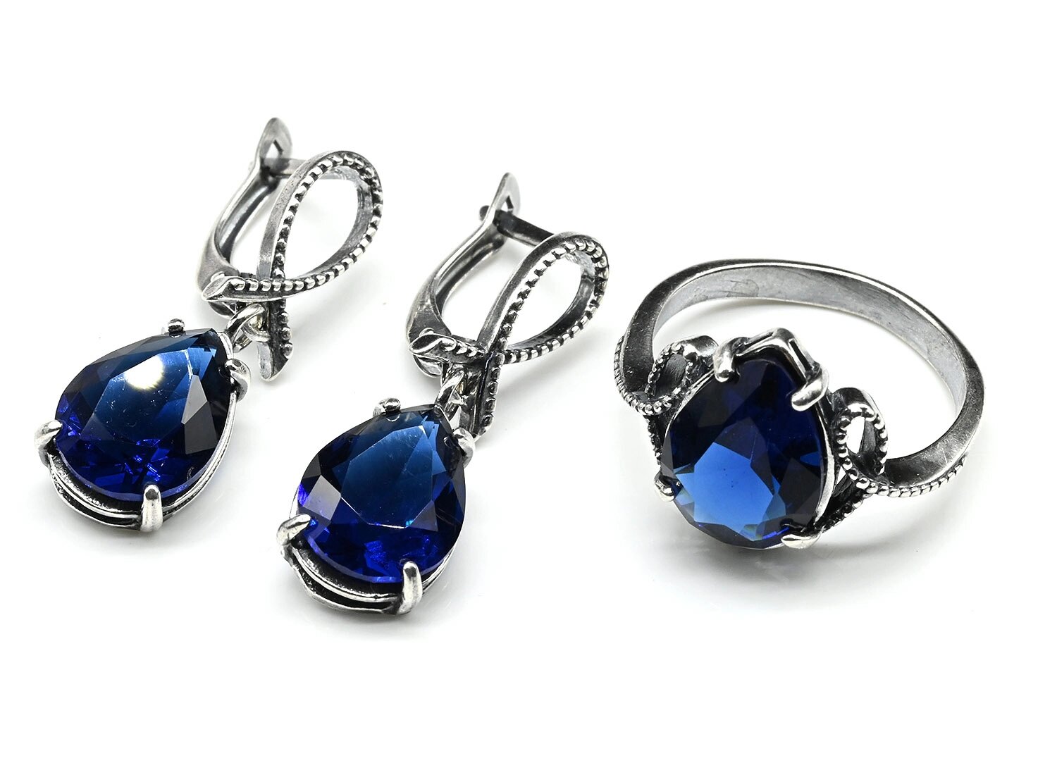 Серьги, циркон