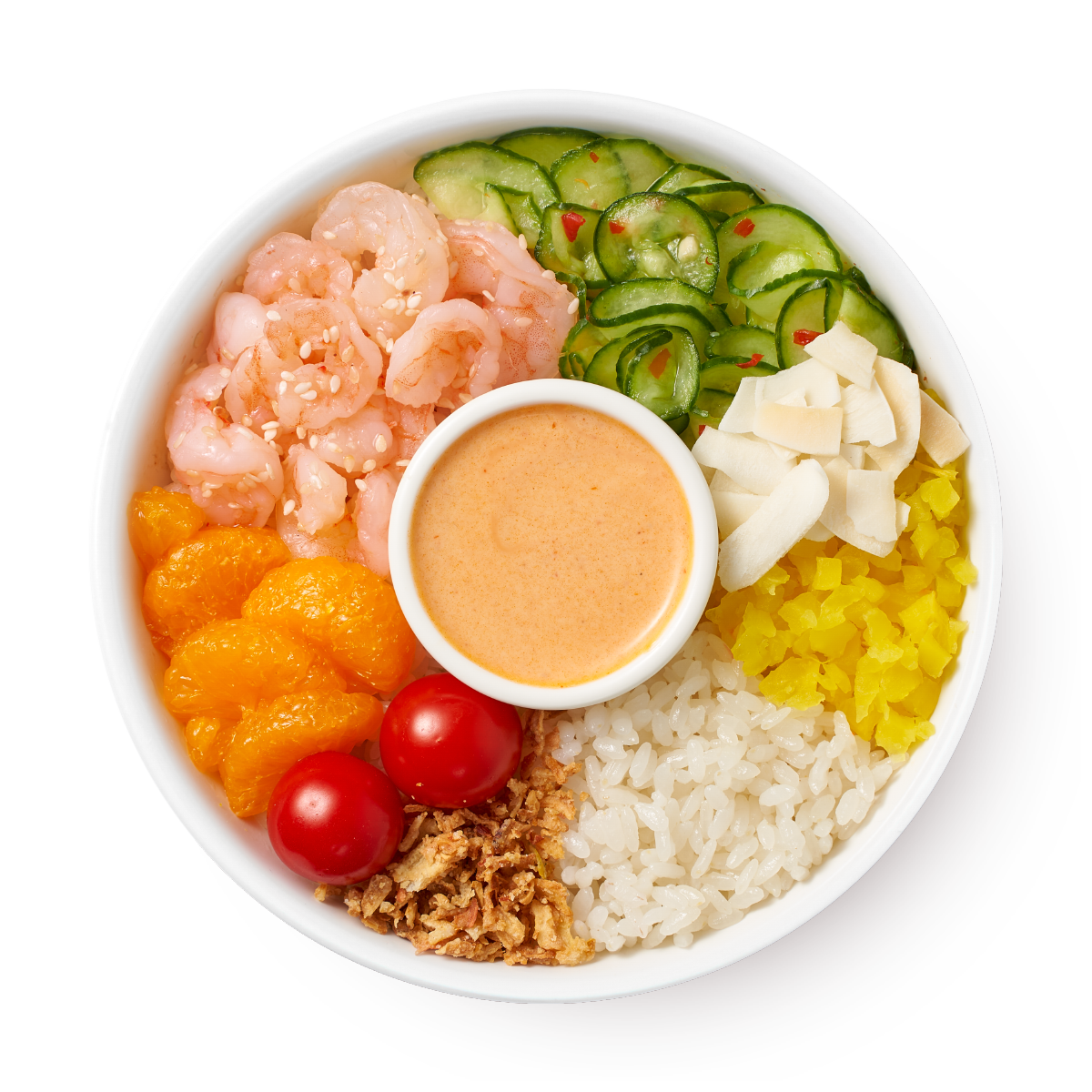 Поке с креветками "Soul in the Bowl" с соусом "Том-ям", 210 г