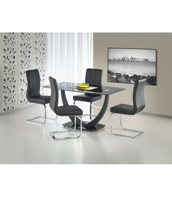 Стол обеденный Halmar ANTON (черный)