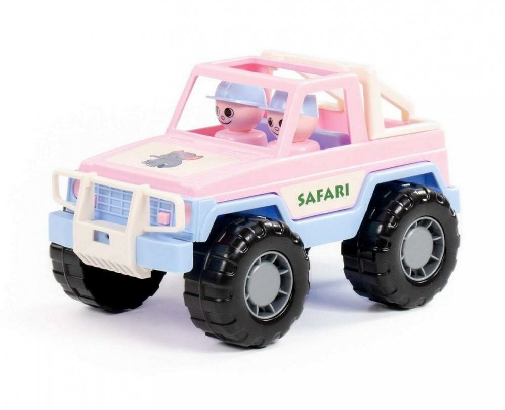 Машинка Полесье джип Сафари розовый П-90218