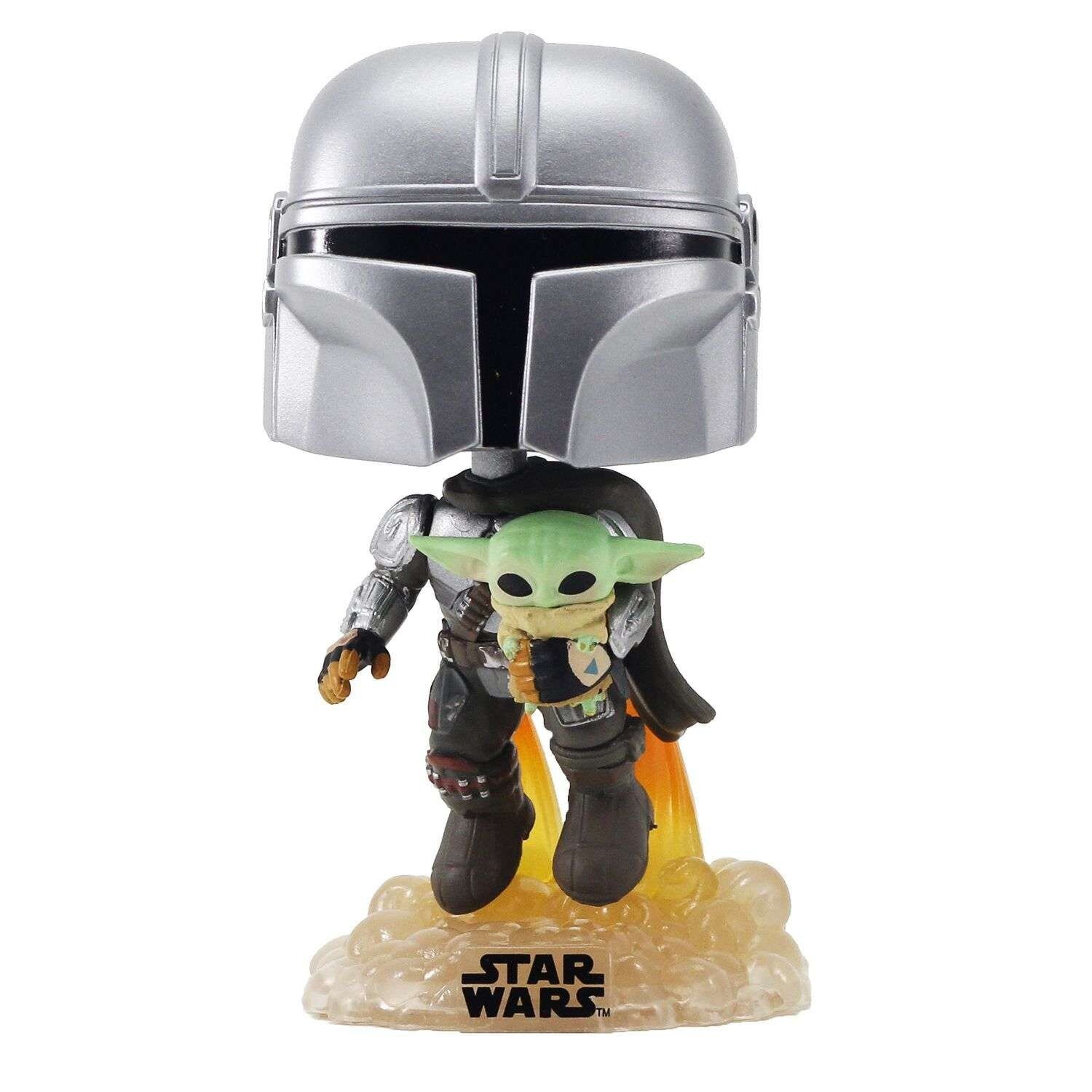 Фигурка Funko POP! Star Wars - The Mandalorian 50959 (402) Мандалорец с Малышом Грогу