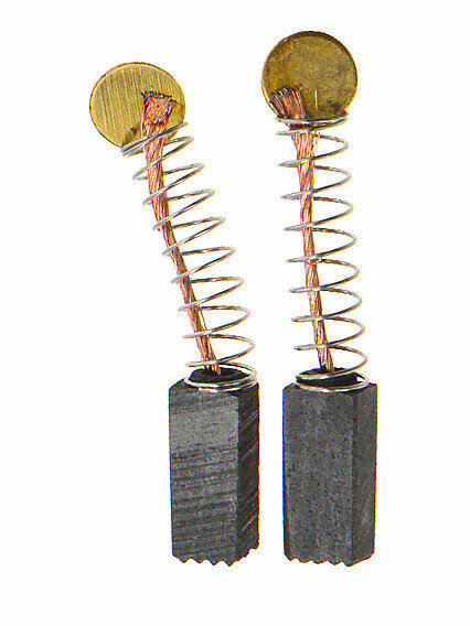 Щетки угольные 4х5х11 (Пружина d=4mm, круглый пятак) (пара)