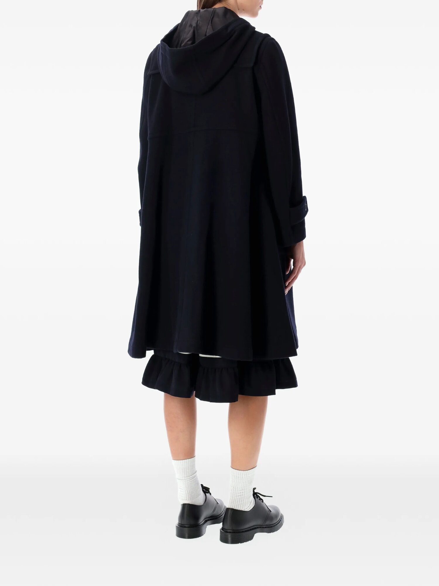 Пальто COMME des GARCONS Hooded toggle-fastening coat, размер 46 — фото 1