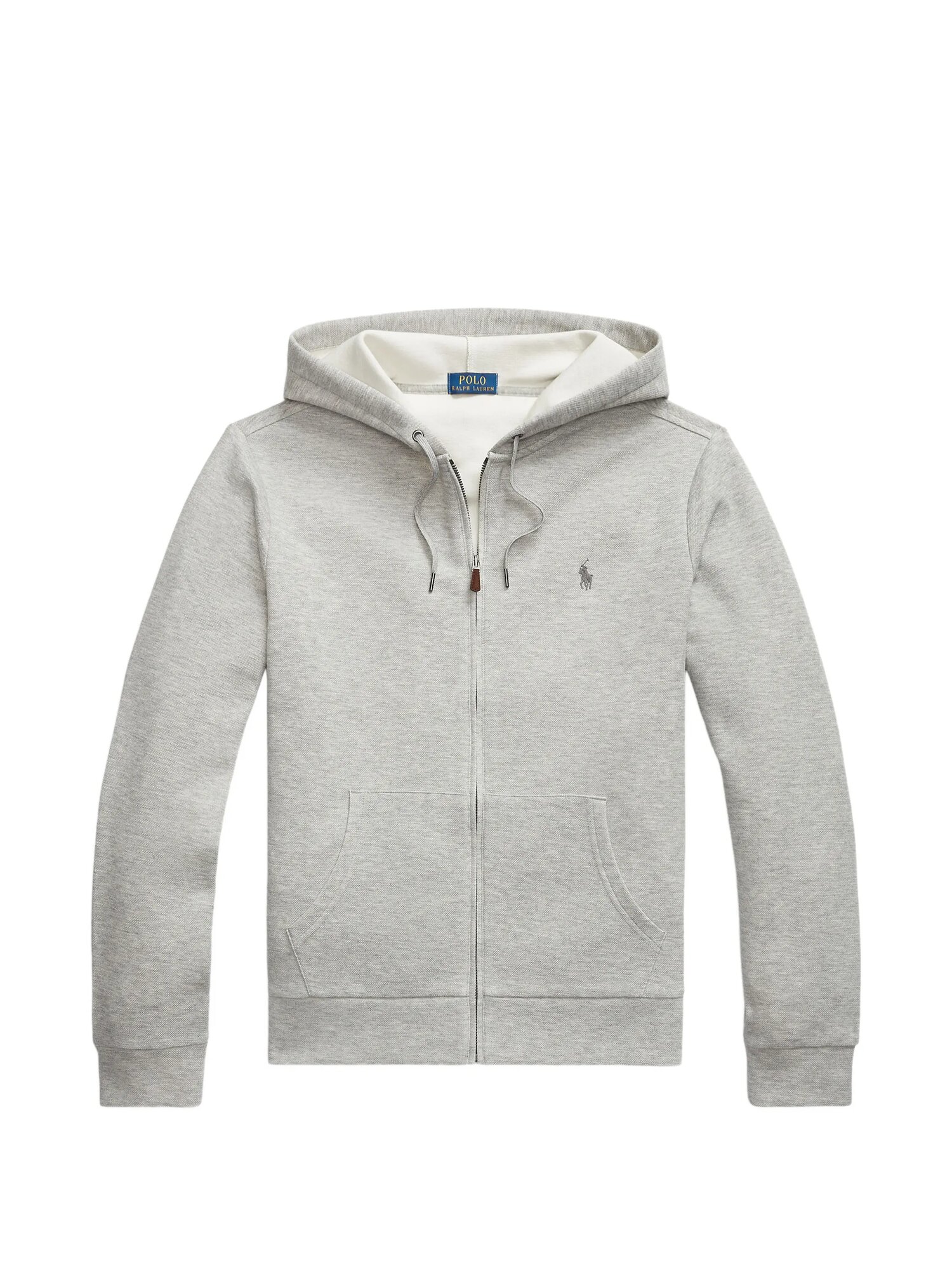 Худи Logo-embroidered zip-up hoodie