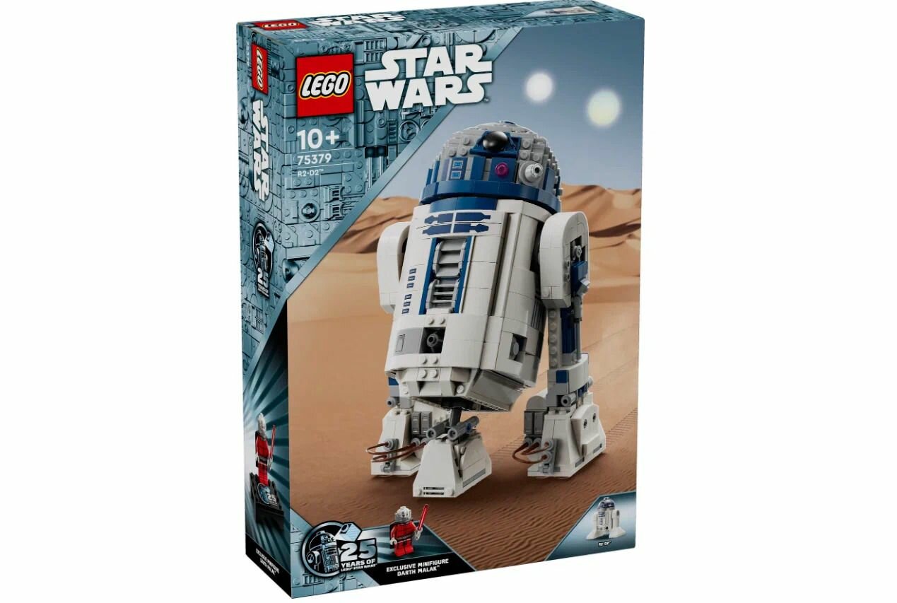 Конструктор LEGO Star Wars Дроид R2-D2, 1050 деталей, возраст от 10+, 75379