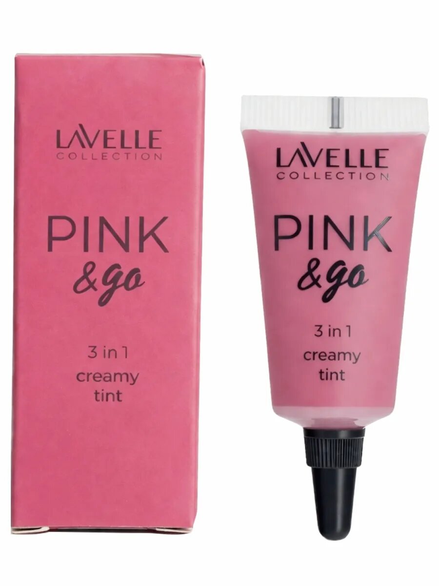 Тинт для губ стойкий LavelleCollection Pink & Go 3 in1, тон 05