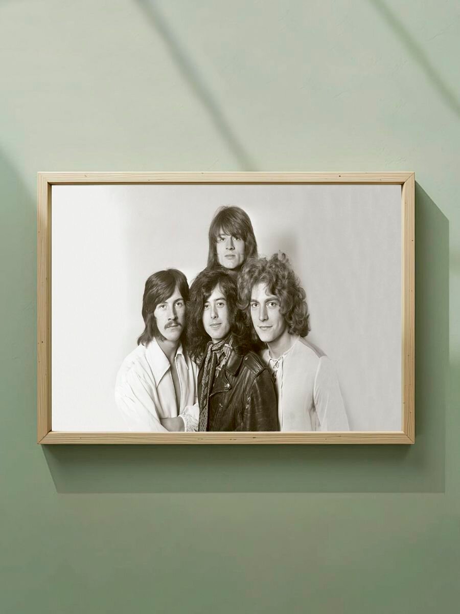 Постер, плакат на стену "Led Zeppelin Рок Группа" 42 см х 29,7 см (А3)