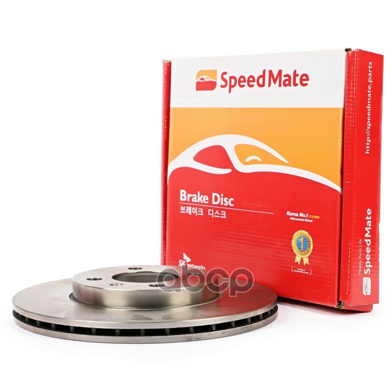 Диск тормозной VW Golf III, IV, Passat B3 B4, Polo III, Caddy II, Lupo SEAT Cordoba I, Toledo I, Ibiza II 6N0615301D SpeedMate арт. .