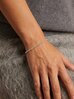Браслет-цепочка, серебро, 925 проба