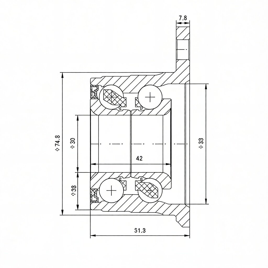Ступица GH21390T GMB арт. GH21390T
