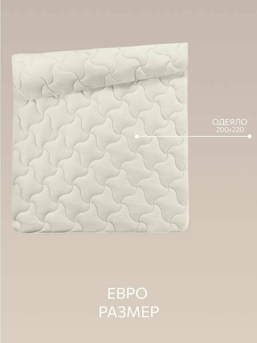 Одеяло Guten Morgen SOFTOUCH, евро, 200x220, гипоаллергенное, плотность 300 г/м2 — фото 1