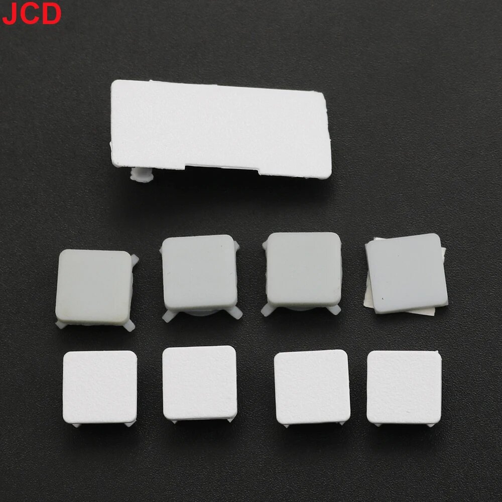 Полный набор винтов JCD для PS2 PS3 Slim 2000 3000 4000 70000, пластиковые резиновые накладки на ножки игровой консоли, набор винтов, запасные части
