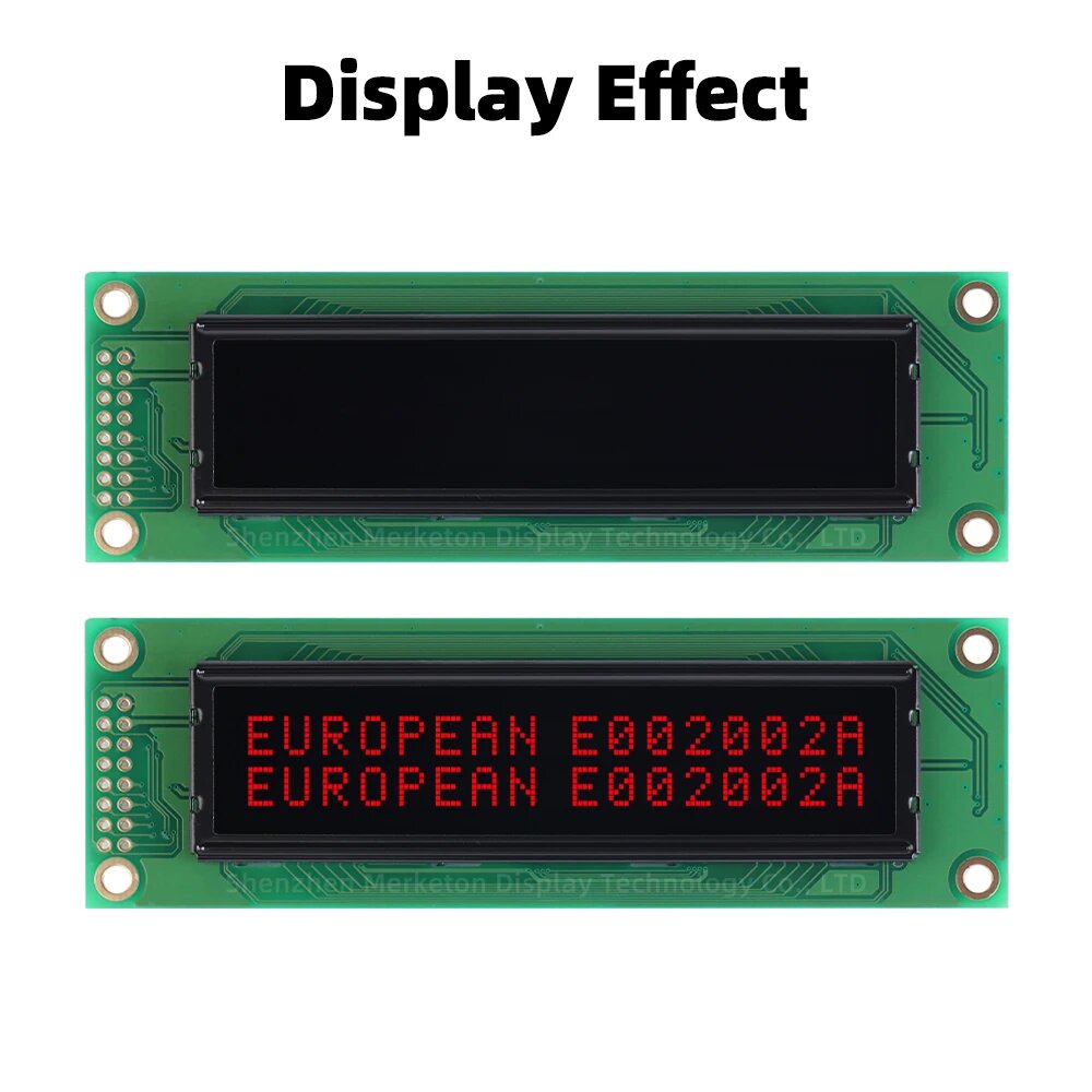 OLED дисплей Black Film Red, WS0010