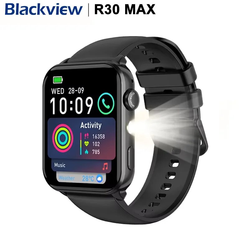Blackview R30 Max умные часы черные Black