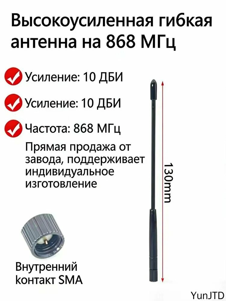 B0LoRa Шлюз Мягкая Антенна Беспроводной Модуль WiFi Halow 868 МГц