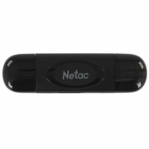 Карт-ридер Netac WK11 WK11BKCN SD, SDHC, SDXC, microSD, microSDHC, microSDXC, интерфейс USB 2.0