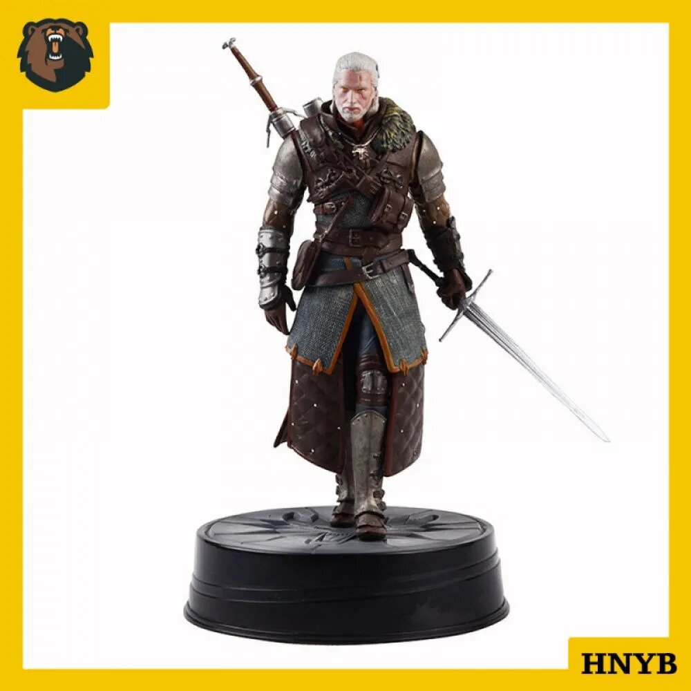 Фигурка Ведьмак 3: Дикая Охота Геральт / The Witcher 3: Wild Hunt Geralt 24 см