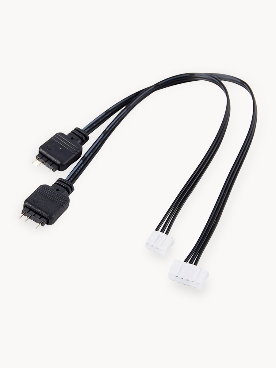 Кабель-адаптер для контроллера Coolmoon 6Pin к 5V ARGB 3Pin. 6-контактный адаптер - переходник для вентилятора (кулера)