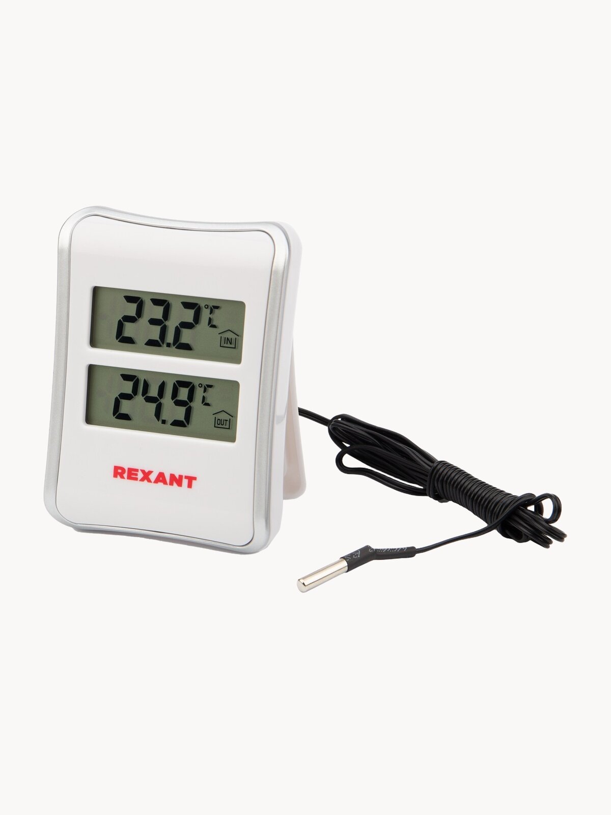 Метеостанция Rexant S521C комнатно-уличная с проводным датчиком