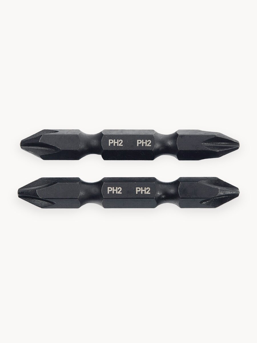 Биты двухсторонние 2 шт S2 PH2 x PH2 х 50 мм RAGE by VIRA
