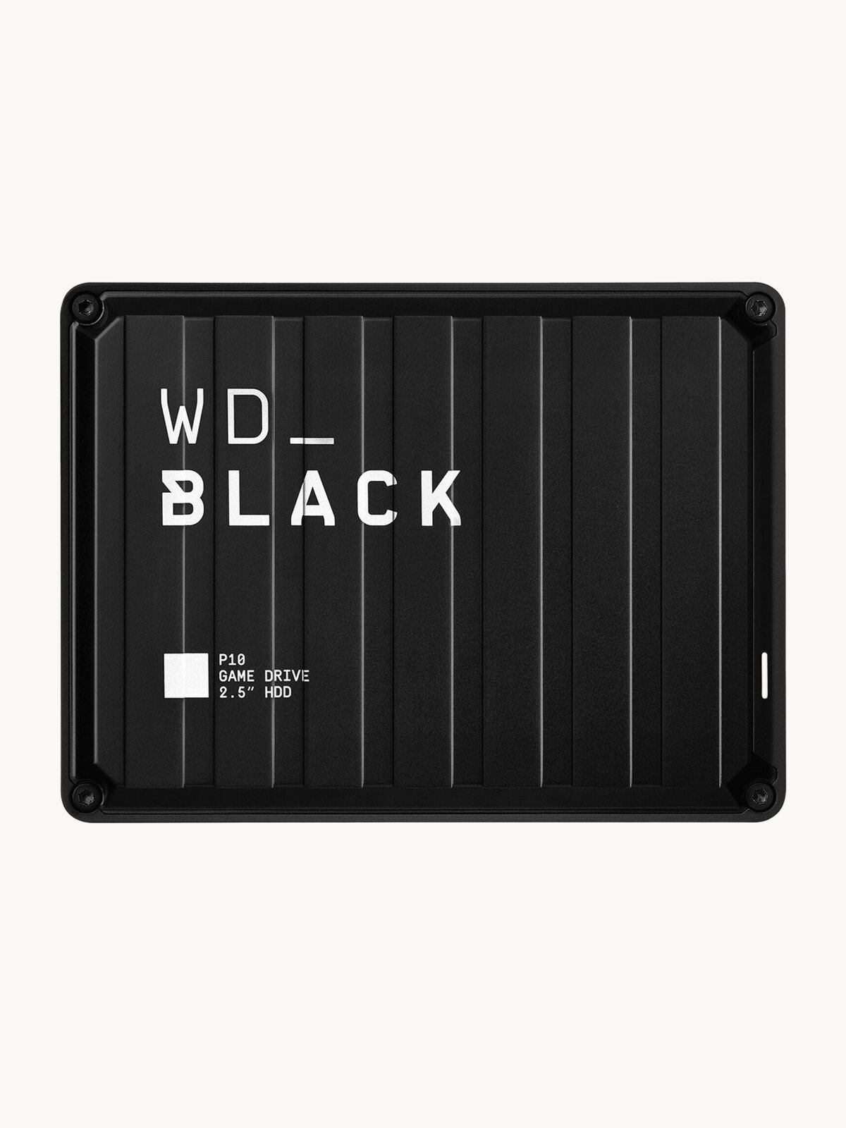 Внешний жесткий диск Western Digital объемом 6ТБ P10 Игровой жесткий диск，Совместимость с PS5 Xbox，черное