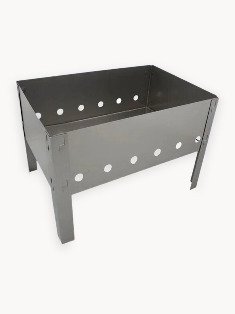 Мангал складной для пикника, шашлыка, барбекю, 30х24х30 см.