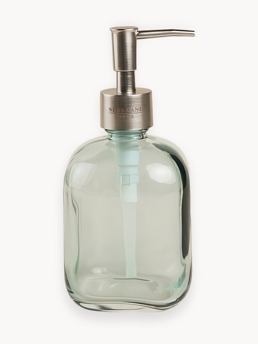 Дозатор для жидкого мыла SL Home, минималистичный стиль, стеклянный