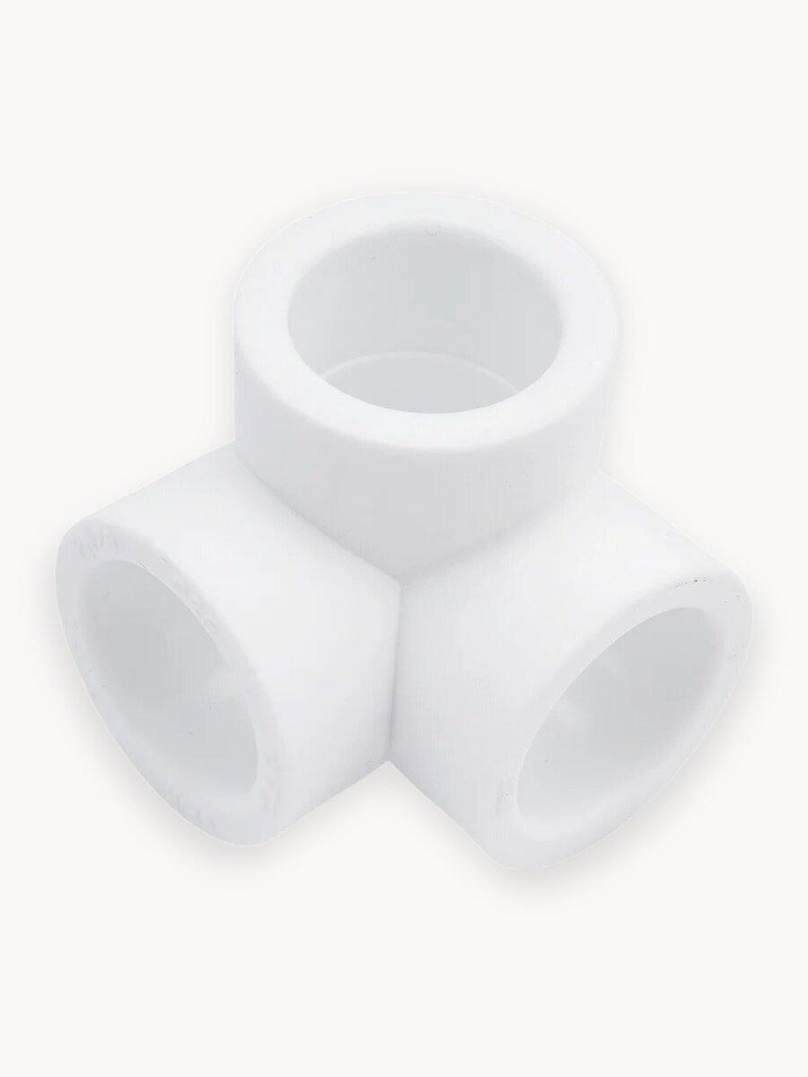 Тройник RTP PPR двухплоскостной 25 белый 31204