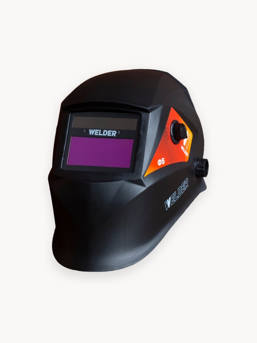 Маска сварочная WELDER PRO Ф5 Хамелеон 93x43 мм, DIN 4/9-13 (Внешняя регулировка), матовая