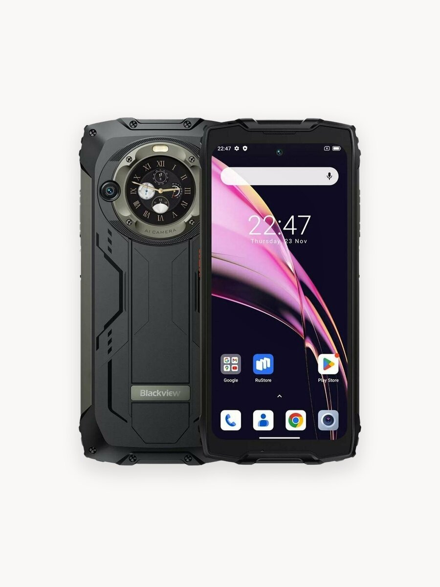 Смартфон Blackview BV9300 Pro 12/256 ГБ Global для РФ, Dual nano SIM, черный