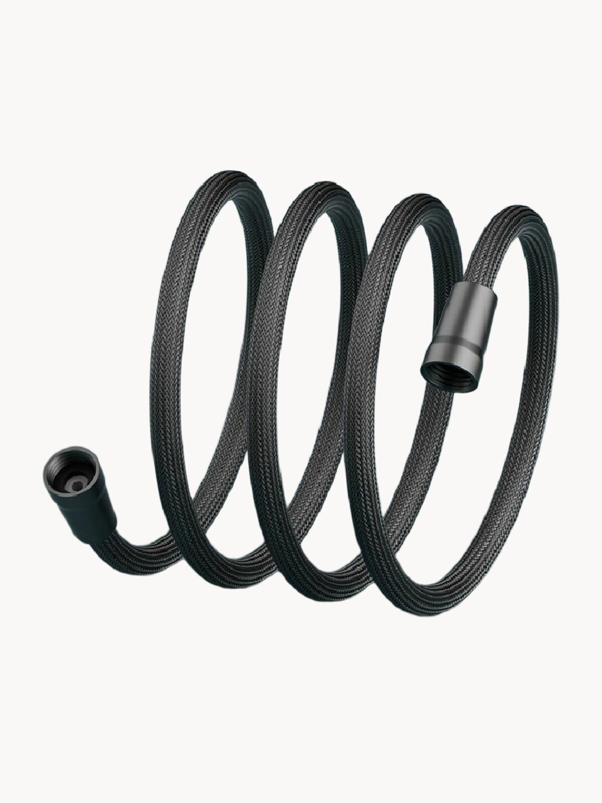 Нейлоновый шланг для душа. Черный. Длина 2 метра. Вращение 360.