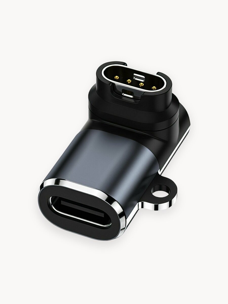 Адаптер-переходник Type-C для зарядки смарт-часов Garmin. Адаптер для смарт часов Гармин. Зарядка Гармин