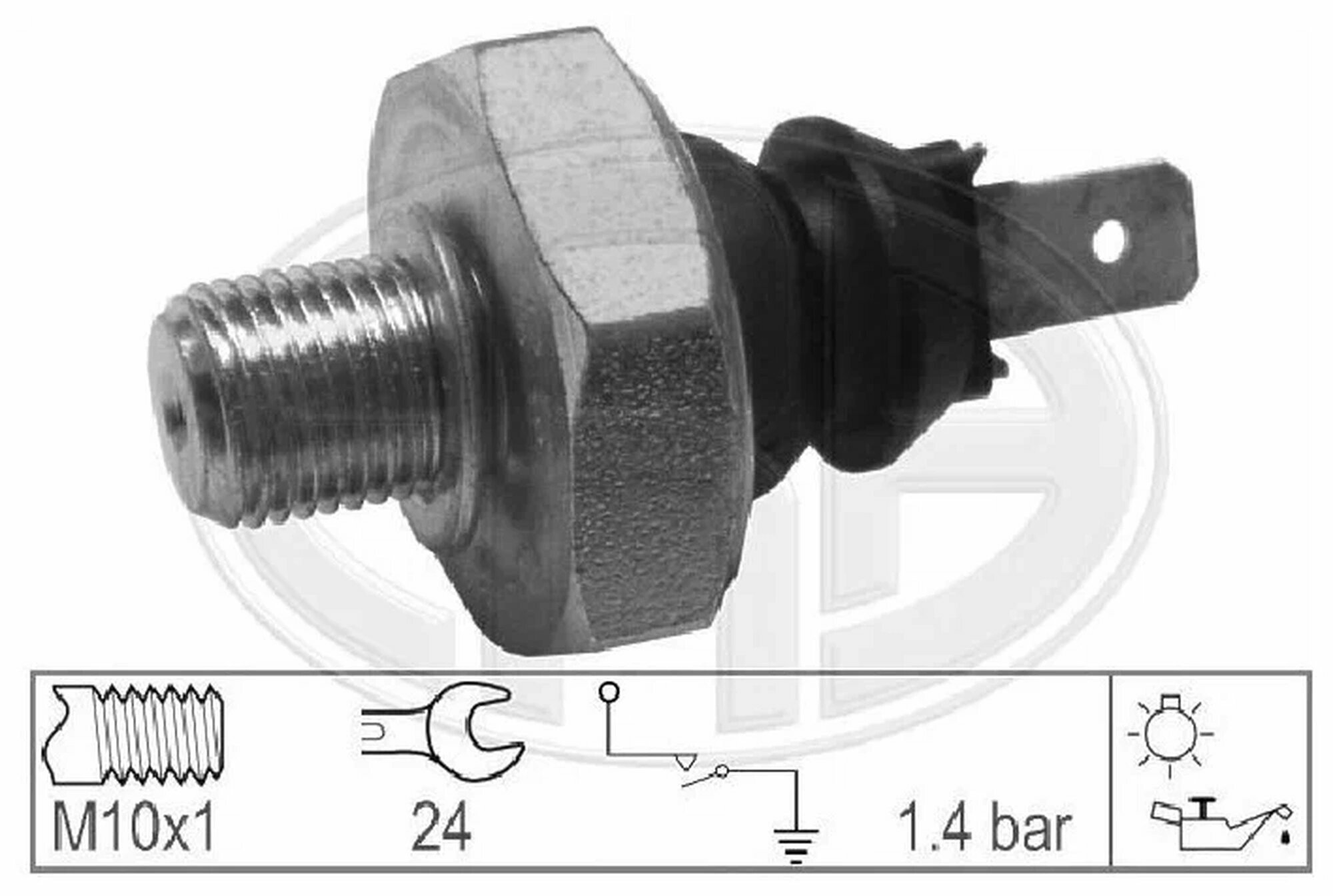 Датчик давления масла ERA 330322, для AUDI/VW, 1,4 бар