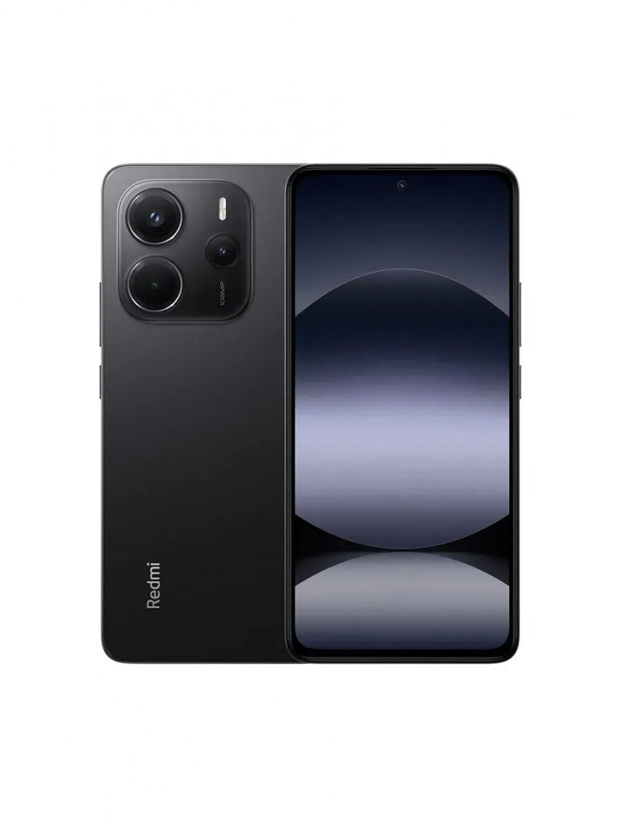 Смартфон Xiaomi Redmi Note 14, 6/128Gb, Midnight Black (Черный)