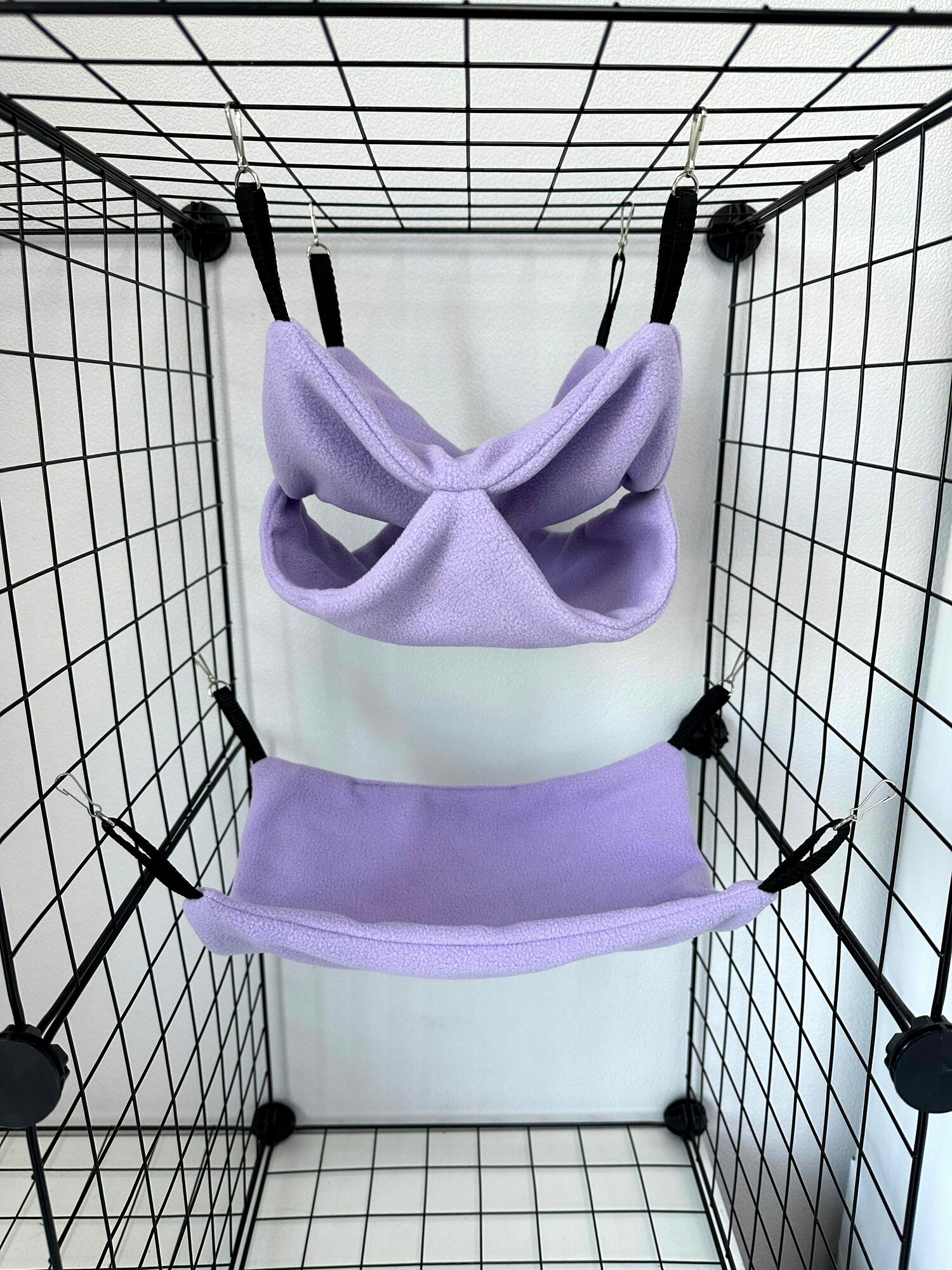 Гамак для грызунов, морских свинок, крыс в клетку , комплект сиреневый