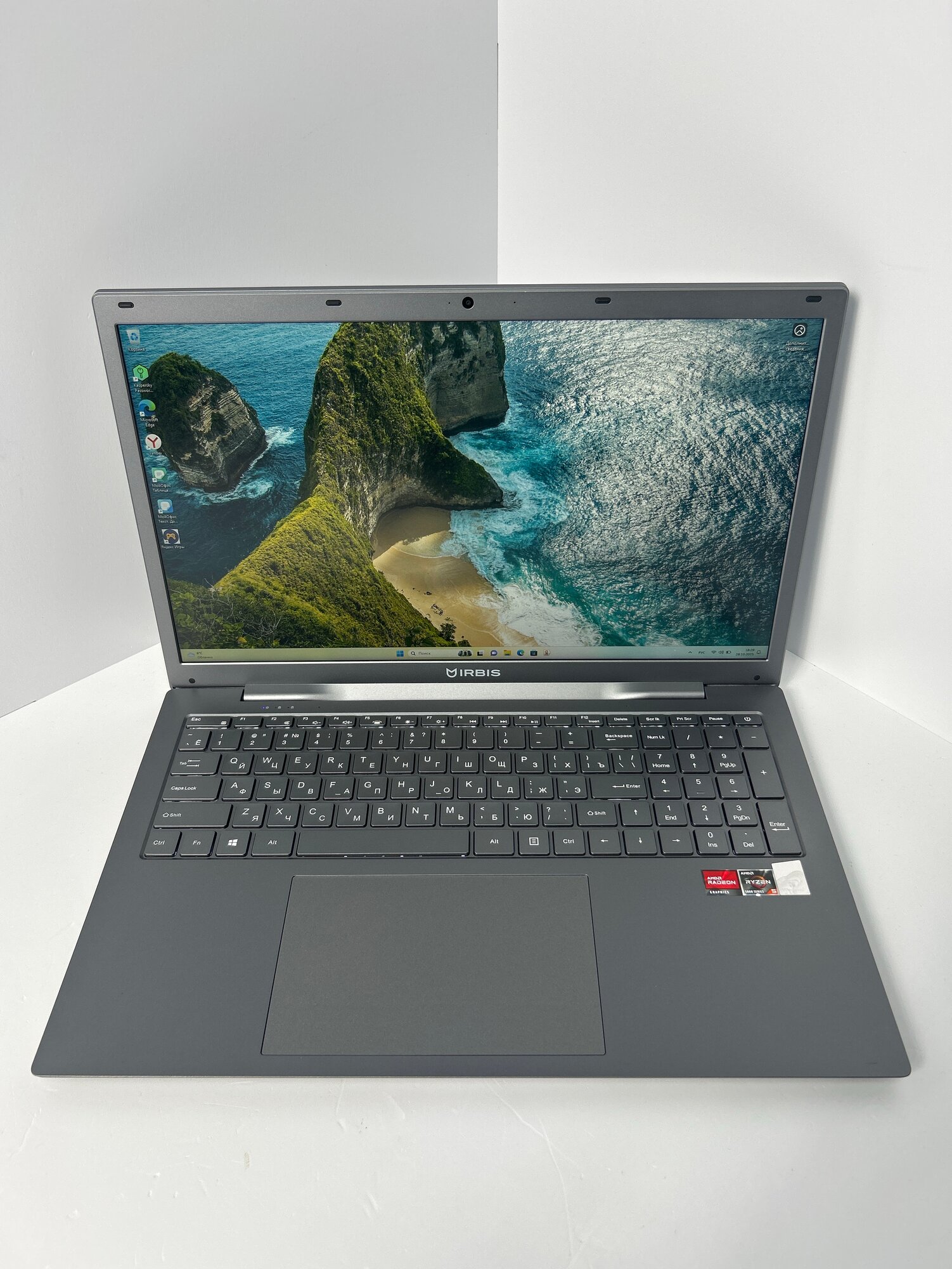 Ноутбук Irbis (17NBC2006) 17.3"/AMD Ryzen 5 5560U/RAM 16GB/SSD 512GB/AMD Radeon Graphics/1920x1080/IPS/Win11/Подсветка кл-ры: LED/черный Состояние: B1