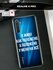 Чехол на Realme 6 Pro / Реалми 6 Про с принтом "Живу как положено", прозрачный