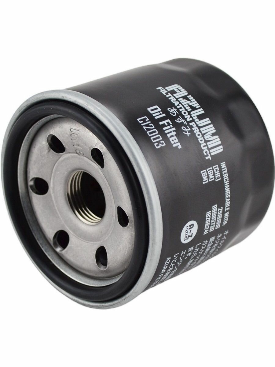 Фильтр масляный для а/м Chevrolet Aveo, Daewoo Gentra / Шевроле Авео, Дэу Гентра, Azumi C12003