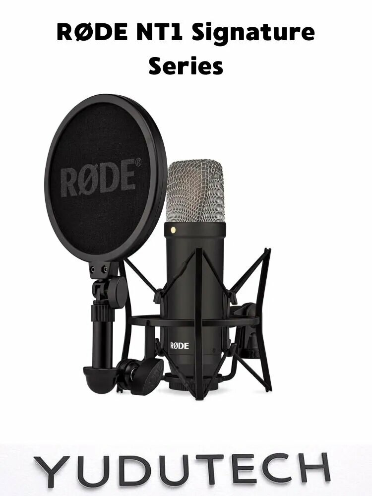 Rode Микрофон студийный RØDE NT1 Signature Series, черный матовый